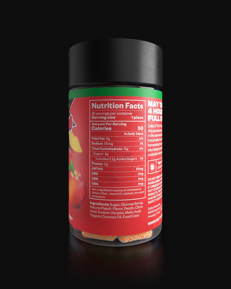 Buy Peach Gelato Delta 9 Gummies Perth - Shipping To All AU